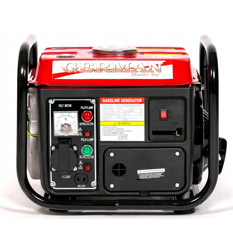 Přenosný generátor GERMAN 2200W o výkonu 3 hp